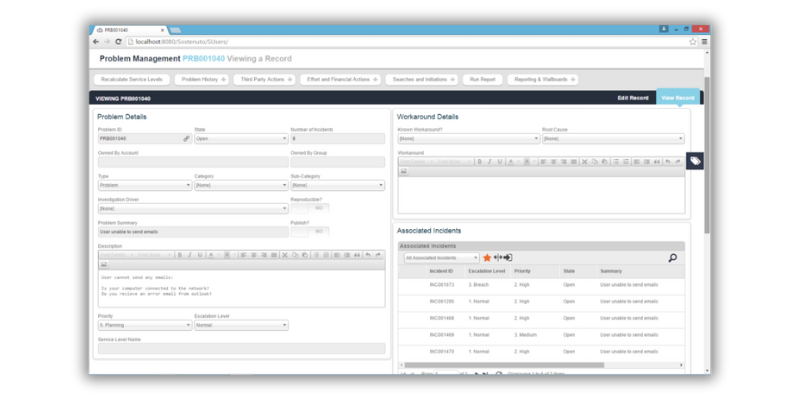 Problem Management - Sunrise Software